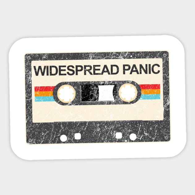 kurniamarga vintage cassette tape Widespread Panic - Widespread Panic - Sticker | TeePublic